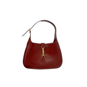 Gucci | Bags | Gucci Jackie 961 Ancora Red Leather Bag Small With ...